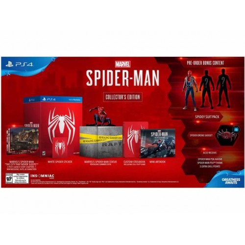 Marvel s Spider Man Collector s Edition PlayStation 4 Games Edicao de Colecionador Acessorios para Gamers e muito mais Legacy Games Brasil